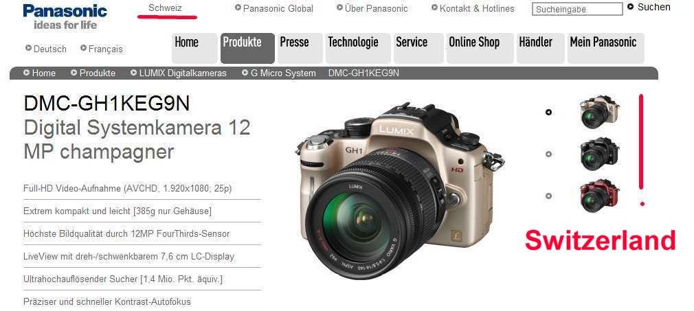 GH1 black only in US? Now I'm upset with Panasonic! (nt;-) | DPReview Forums