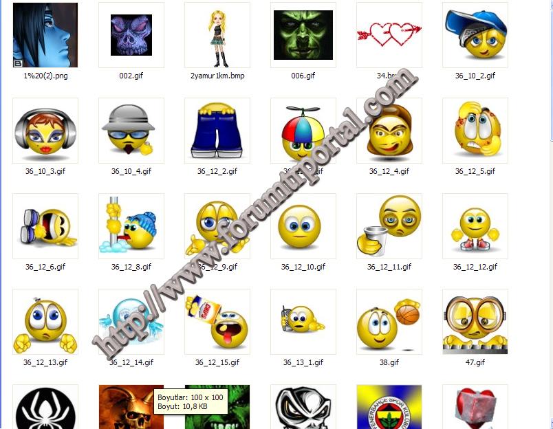 En Cok Kullanılan Avatarlar Ve Smileler