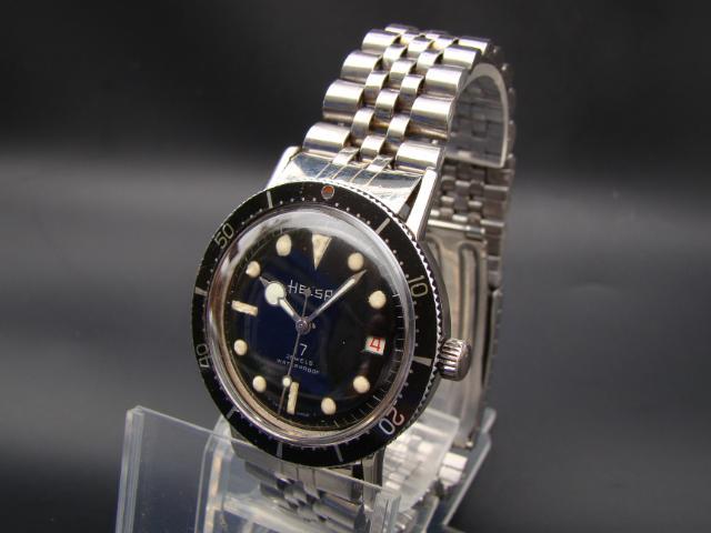 Helsa Vintage Taucher 1970 mit EB 8021 Werk