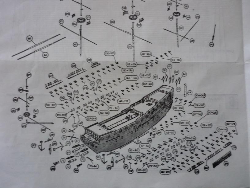 Englisches Linienschiff HMS Prince um 1670 von Airfix