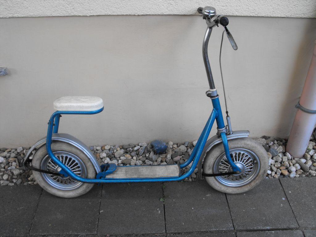 DDR Roller Kinderroller Tretroller VEB Dachbodenfund | eBay