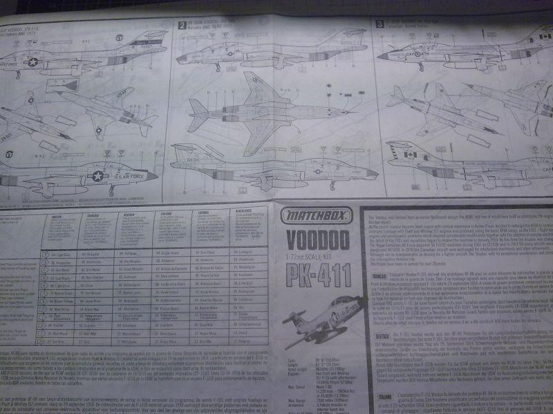 Matchbox F-101F/RF101B/CF-101B Voodoo 1/72 & Microscale decals