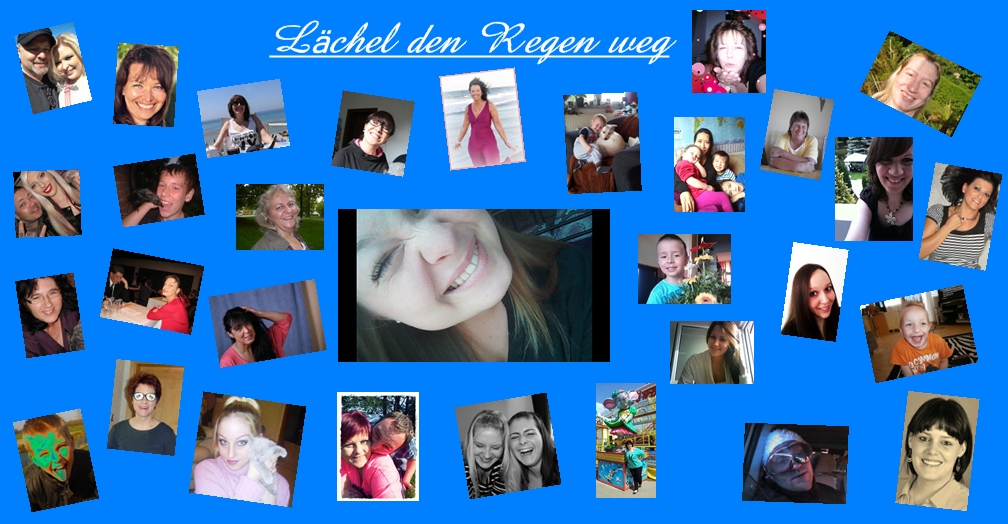 Collage der Lächel den Regen weg Aktion| Lifestyle for me and you