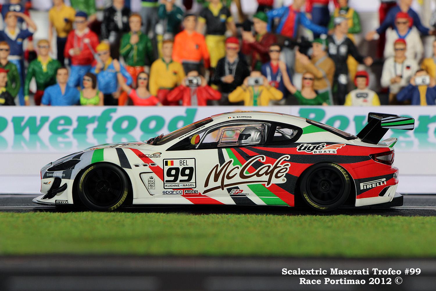 Scalextric Maserati Trofeo #99 Race Portemao 2012 - Slot Car ...
