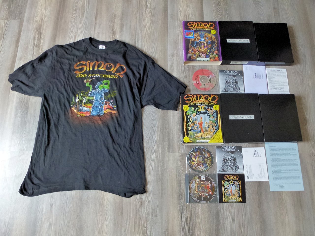 Simon the Sorcerer physical collection update! Simon II just arrived ...