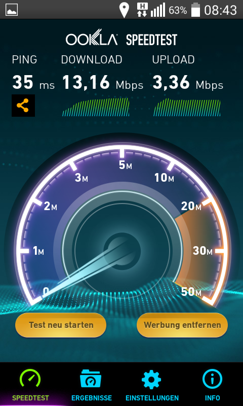 Speedtest für A1 Telekom Austria (3G & LTE) (5) | LTE-Forum Österreich
