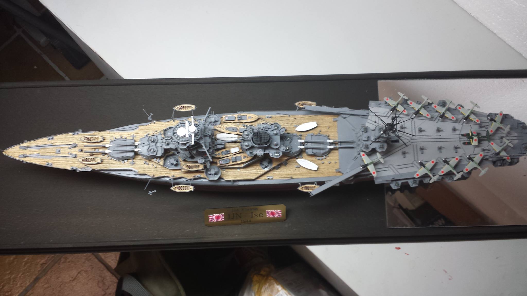 Ijn Ise 1944 Fujimi 1:350 mit Flyhawk Pe.Set,Fujimi Pe.Set und Artwox ...