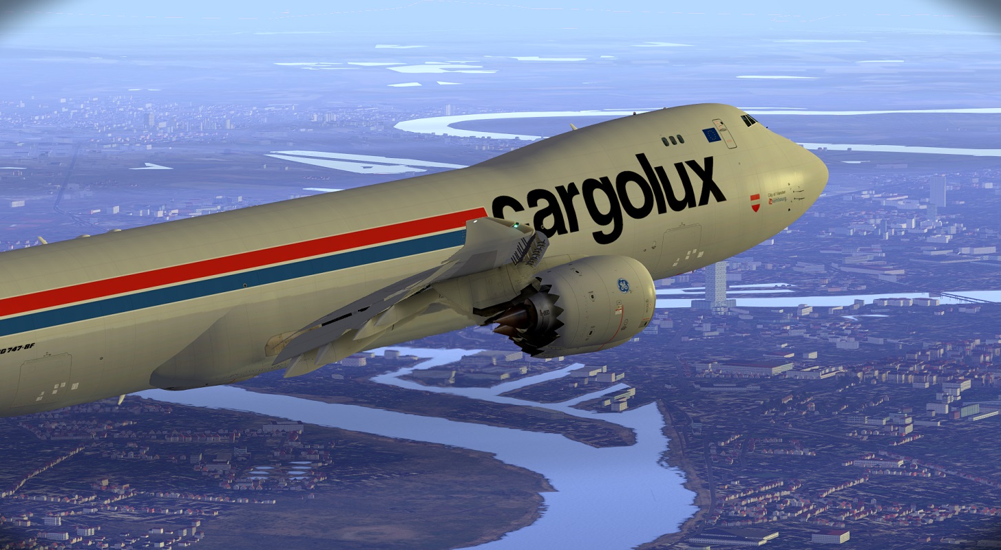 XPX: beautiful B748F cargo flight LIME to EDDK - The AVSIM Screen Shots ...