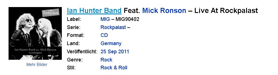 Mick Ronson Appreciation Thread | Page 4 | Steve Hoffman Music Forums